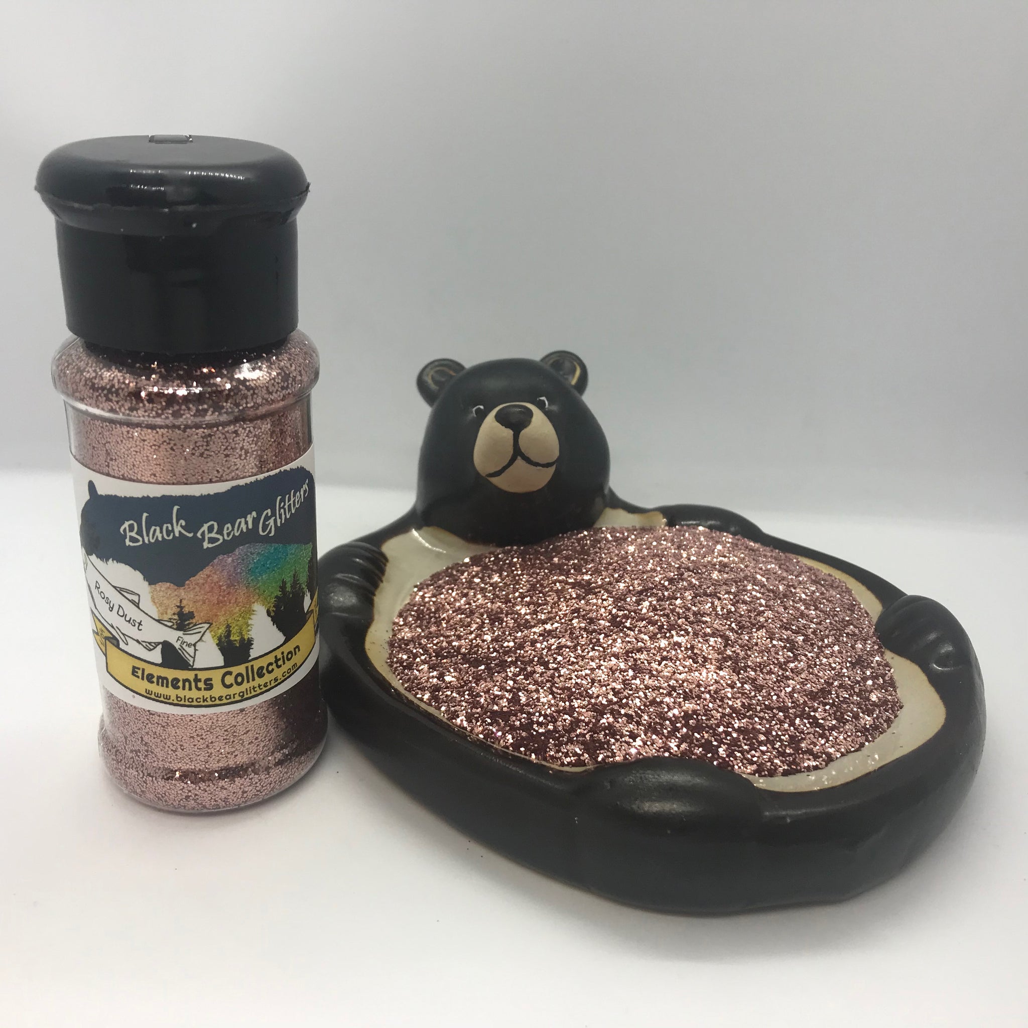 Rosy Dust Rose glitter – Black Bear Glitters